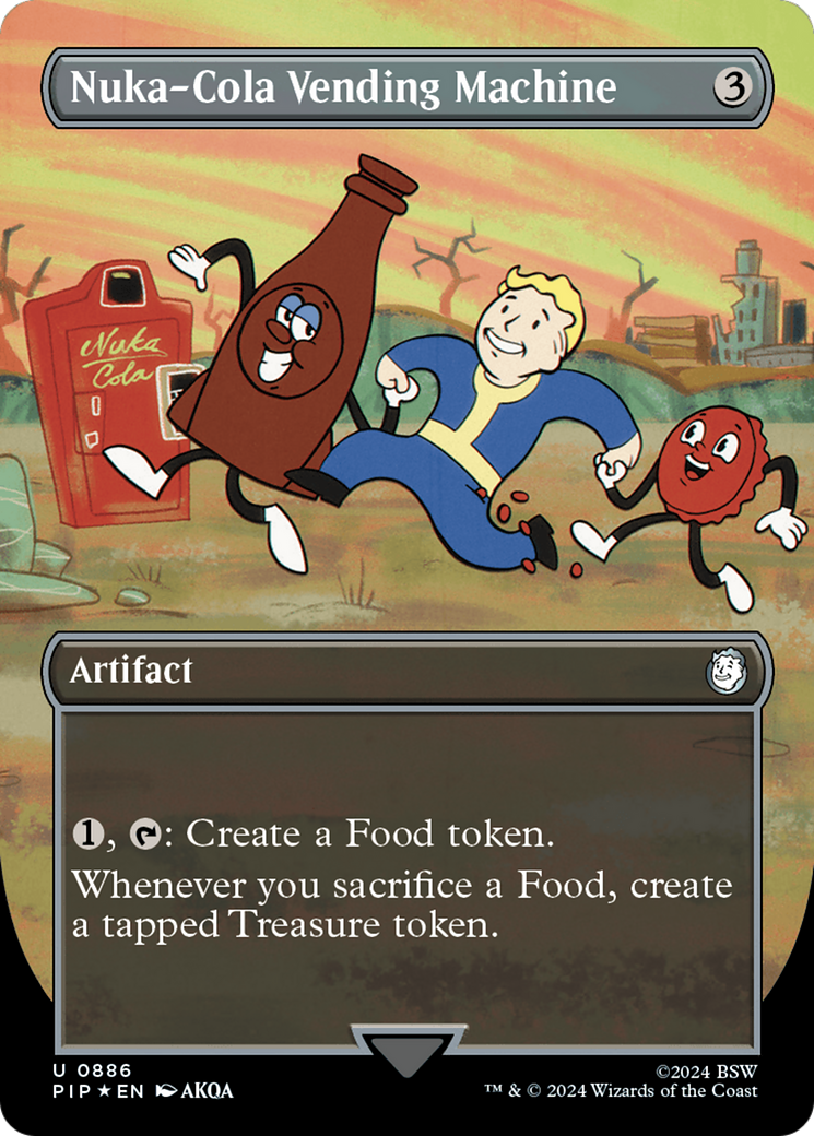 Nuka-Cola Vending Machine Single MTG Card – Moon MTG